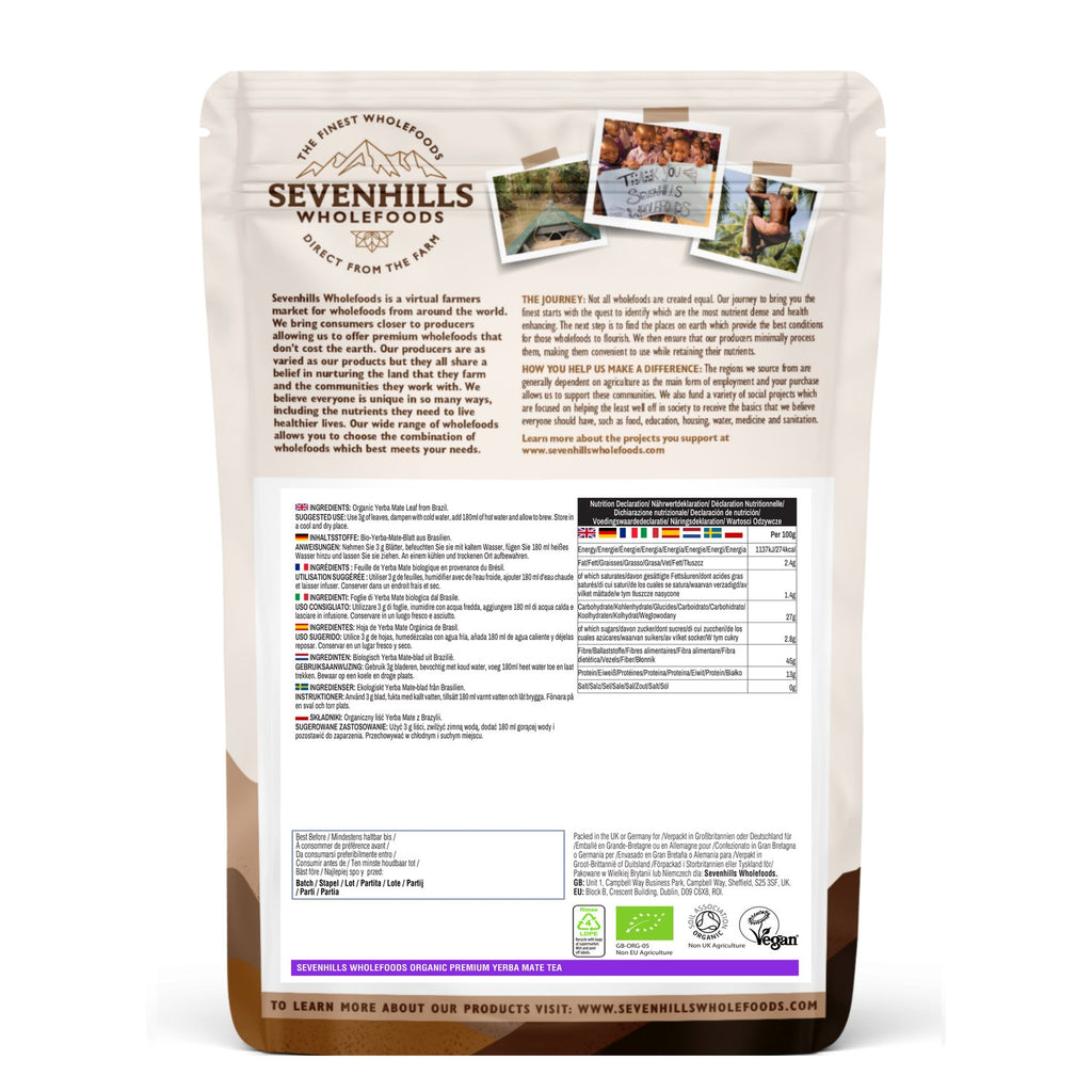 Organic Premium Yerba Mate Tea | Sevenhills Wholefoods