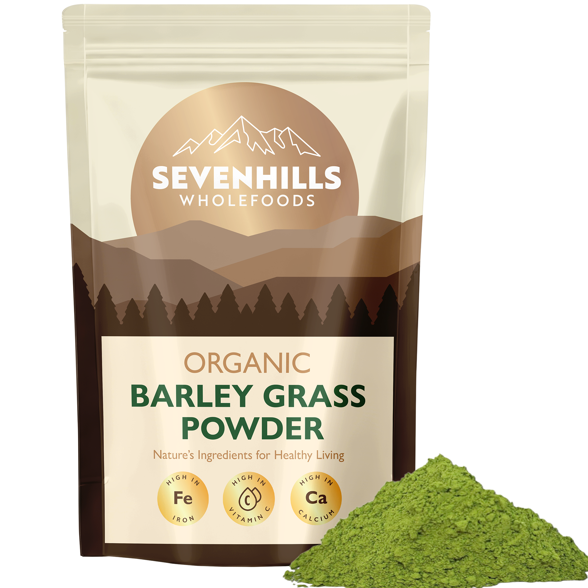 Organic European Barley Grass Powder – Sevenhills Wholefoods
