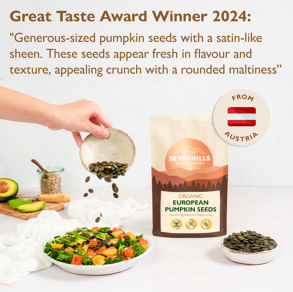 Organic Pumpkin Seeds – Sevenhills Wholefoods